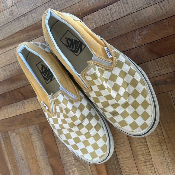 Vans | Shoes | Vans Sneakers Mustard Yellow Used Condition But Can Be ...